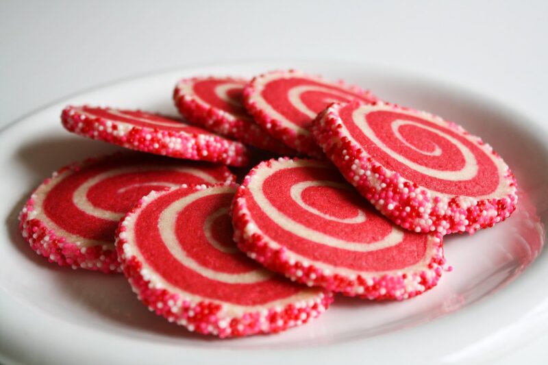 Colorful Spiral Cookies - Sprinkle Bakes