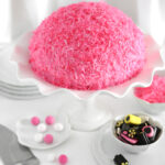 Pink Snowball Cake - Sprinkle Bakes