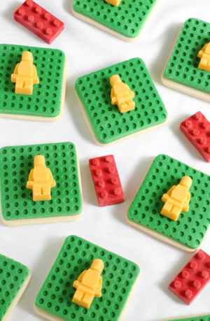 Lego Cookies - Sprinkle Bakes