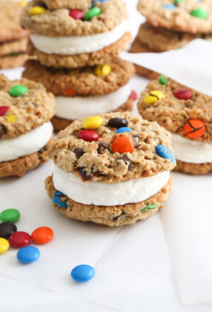 Monster Cookie Double Doozies - Sprinkle Bakes