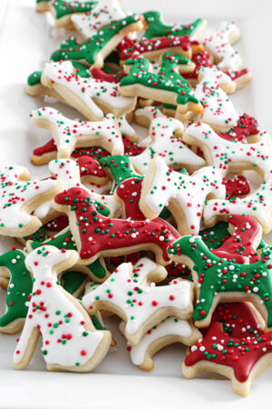 Frosted Animal Cookies for Christmas - Sprinkle Bakes