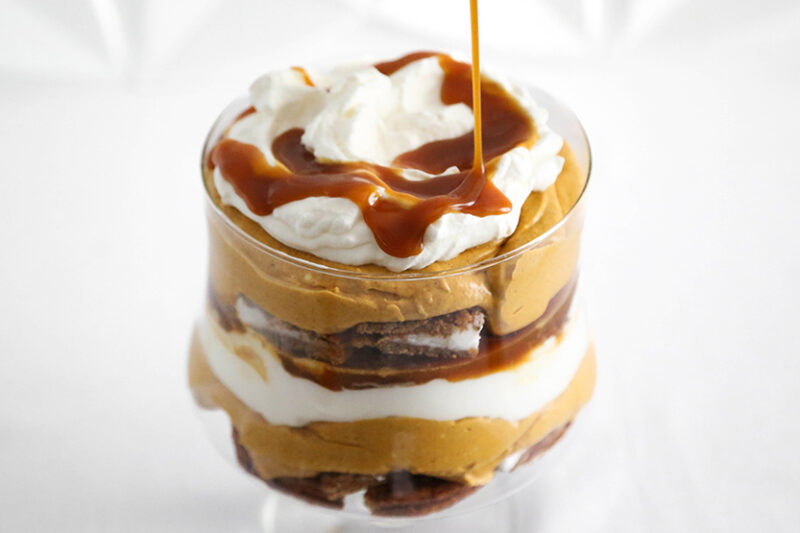 Pumpkin Oatmeal Creme Pie Trifle - Sprinkle Bakes