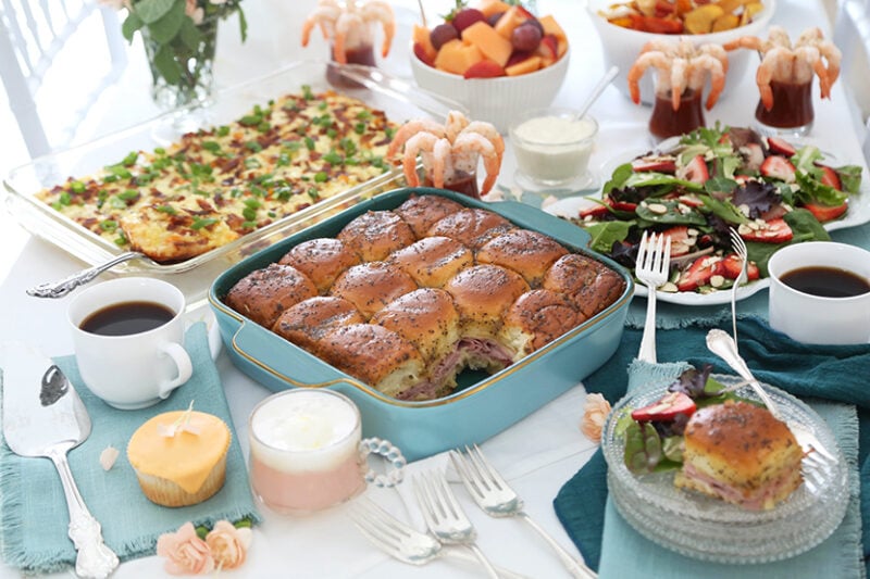 Baked Ham and Cheese Sliders and my Mother's Day Brunch Menu (with ...