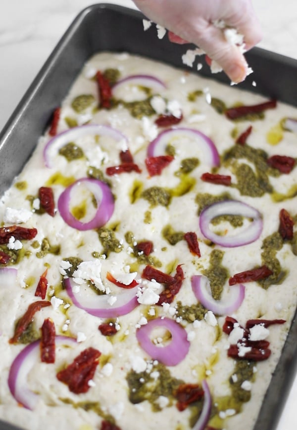Easiest Ever Focaccia Bread Recipe - Sprinkle Bakes
