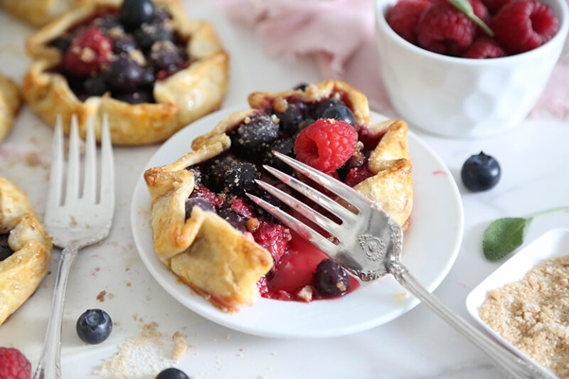Mini Berry Galettes - Sprinkle Bakes
