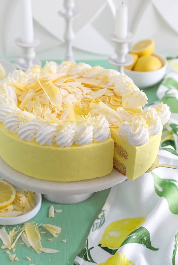 Lemon Mascarpone Torte - Sprinkle Bakes - Street Food Spectacle